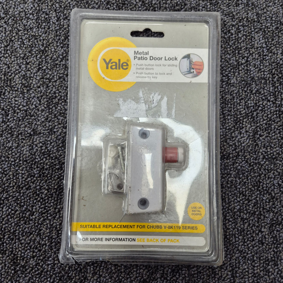 One Chubb 8K119 Patio Door Lock – Extra Keys