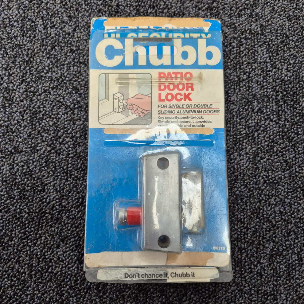 One Chubb 8K119 Patio Door Lock – Extra Keys