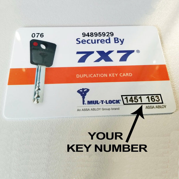 MUL-T-LOCK KEY – Extra Keys